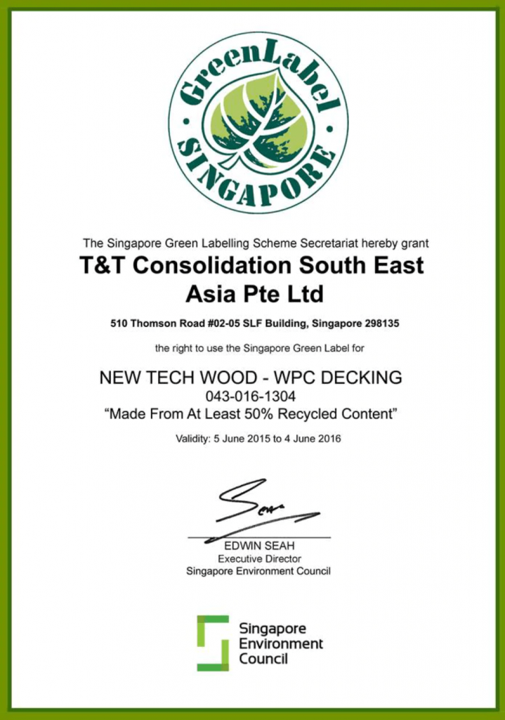 Green Label Singapore - Newtechwood
